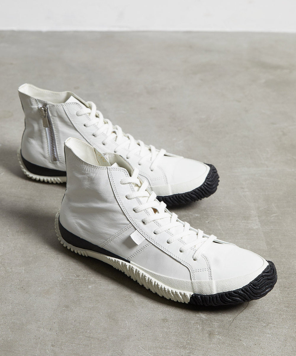SP-1418 Shiro/Kuro | 国産ハンドメイド スニーカー スピングル