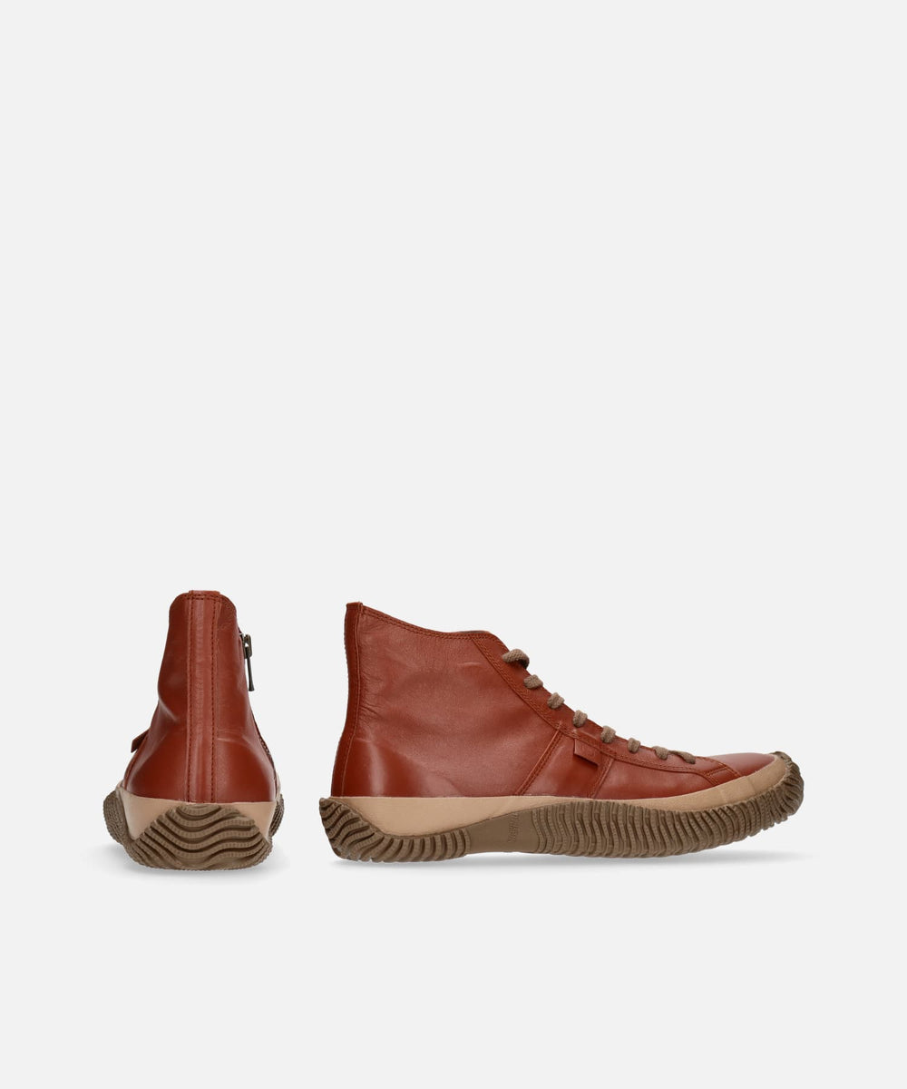 SP-443 Red Brown | 国産ハンドメイド スニーカー スピングル