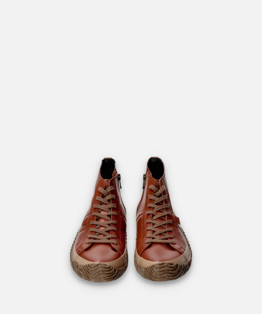 SP-443 Red Brown | 国産ハンドメイド スニーカー スピングル