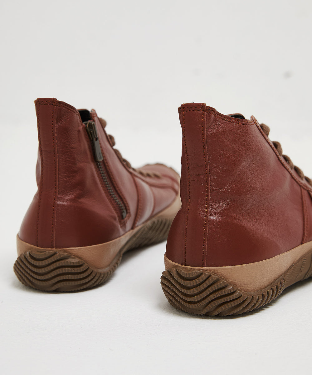 SP-443 Red Brown | 国産ハンドメイド スニーカー スピングル