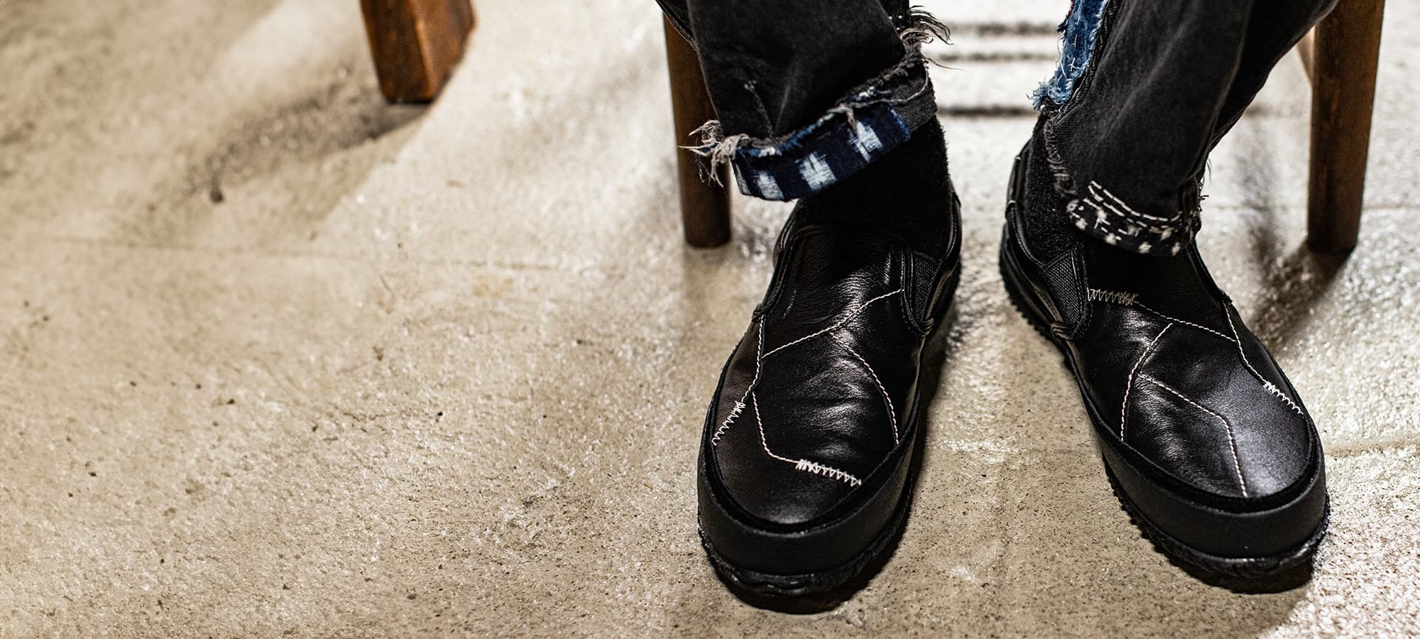 国産ハンドメイド スニーカー スピングル